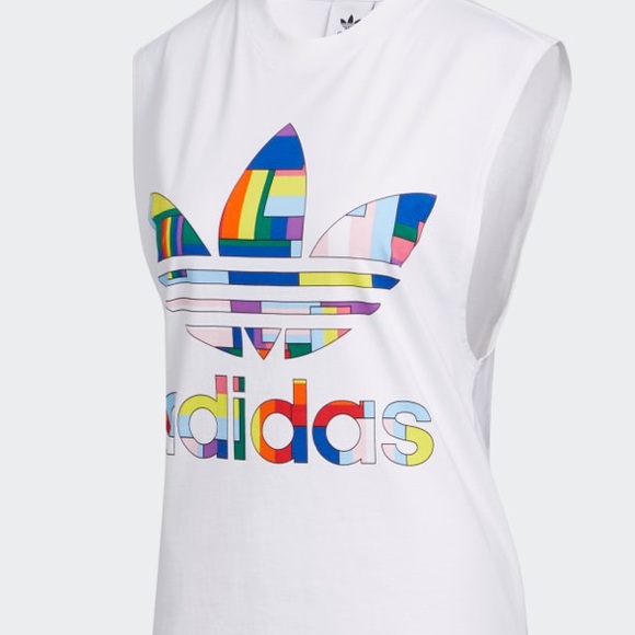 adidas | Tops | Adidas Pride Flag Fill Tank Top Gender Neutral | Poshmark